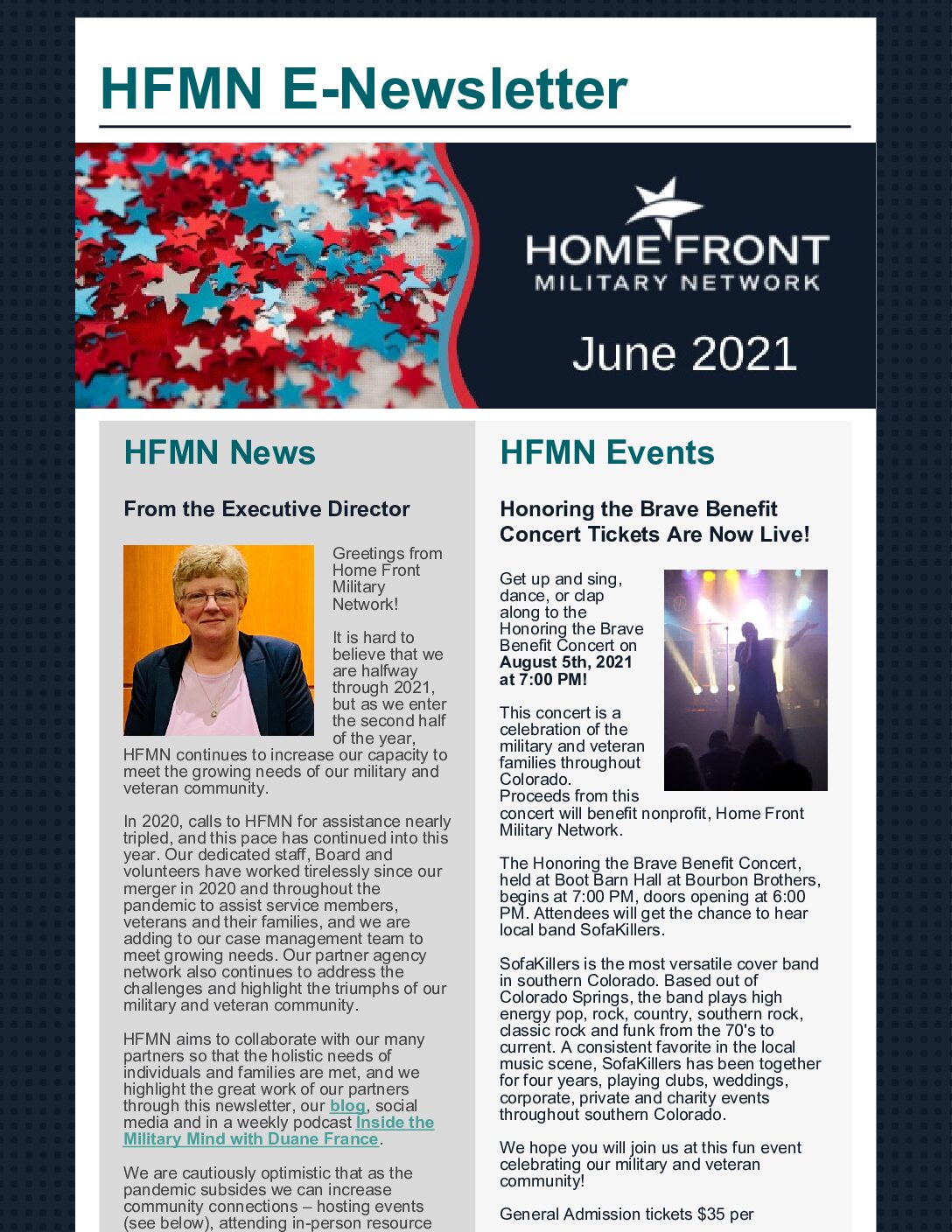 June 2021 Newsletter | Home Front Military Network